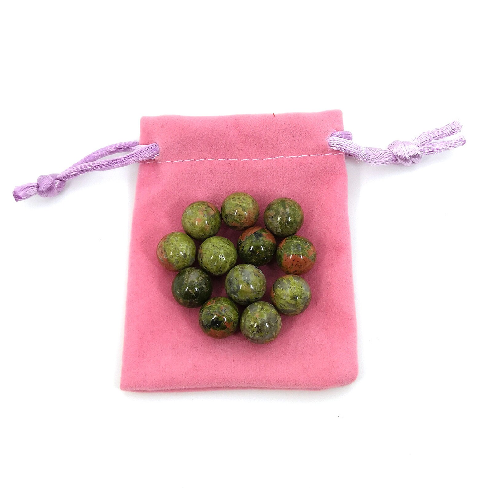 11mm Spheres Natural Unakite Ball Chakra Crystal Chakra - Etsy