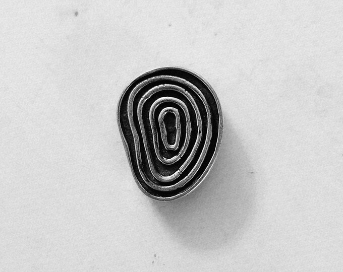 VERY HEAVY Bali Sterling Silver Hollowform Bead Kidney Shaped Drilled ...
