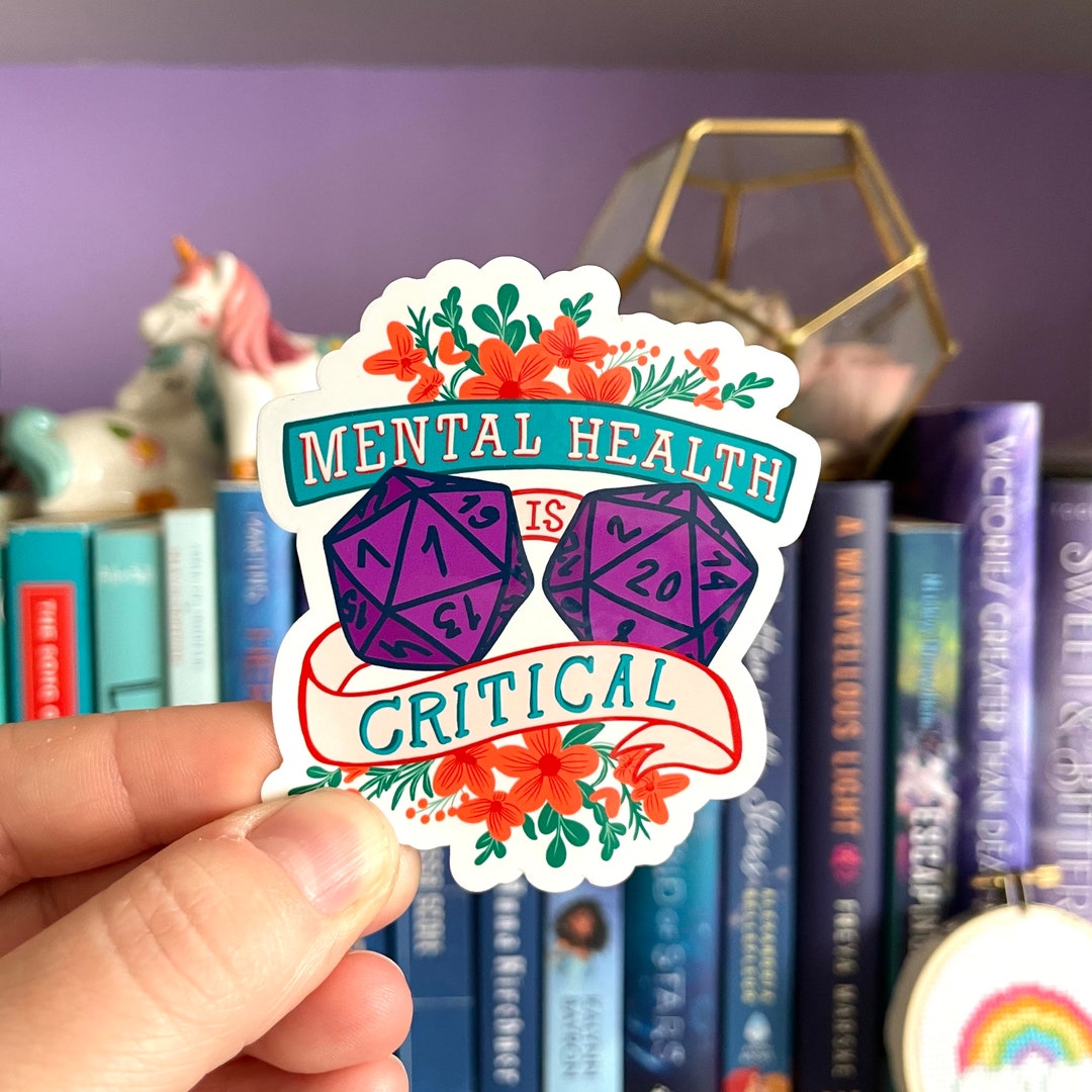 Mental Health is Critical Sticker - Etsy