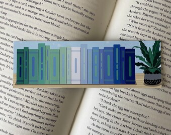 Pride Bookmark Printable, LGBTQIA Retro Rainbow Bookmark , Bookish ...