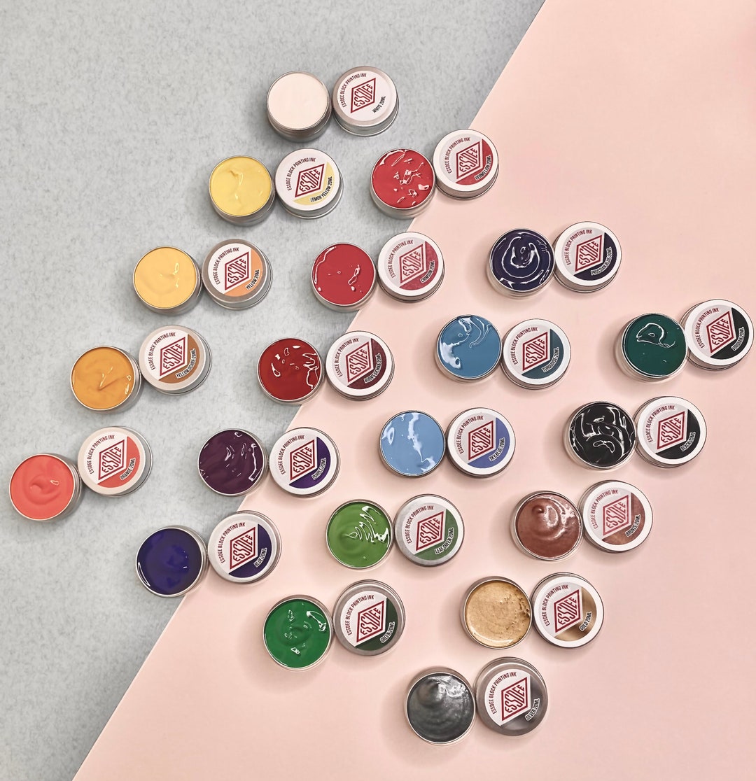 Linocut Ink / Block Print Ink / Water Based Ink starter Pack - Etsy UK