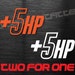 Plus 5 Horsepower 5hp Decal Window Sticker - Etsy