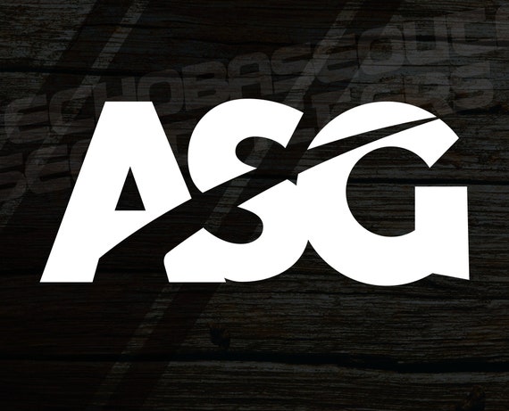 ASG Logo Vinyl Cut Decal - Etsy
