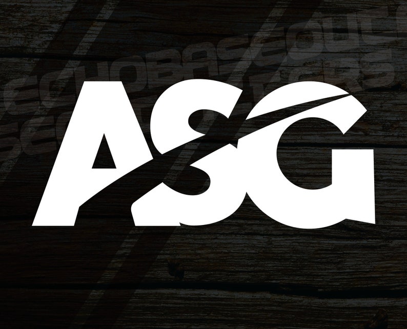 ASG Logo Vinyl Cut Decal - Etsy