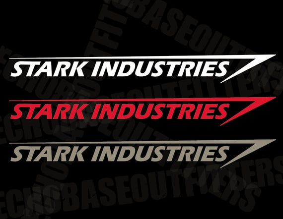 Stark Industries LARGE Vinyl Decal - Etsy