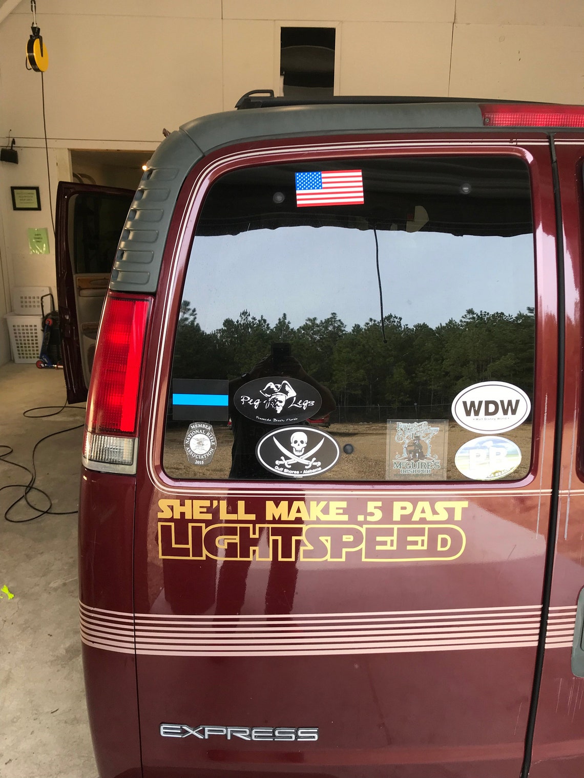 She'll Make .5 Past Lightspeed Star Wars Decal Sticker Han | Etsy