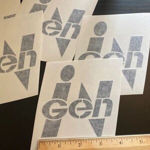Ingen Jurassic Decal Window Stickers - Etsy