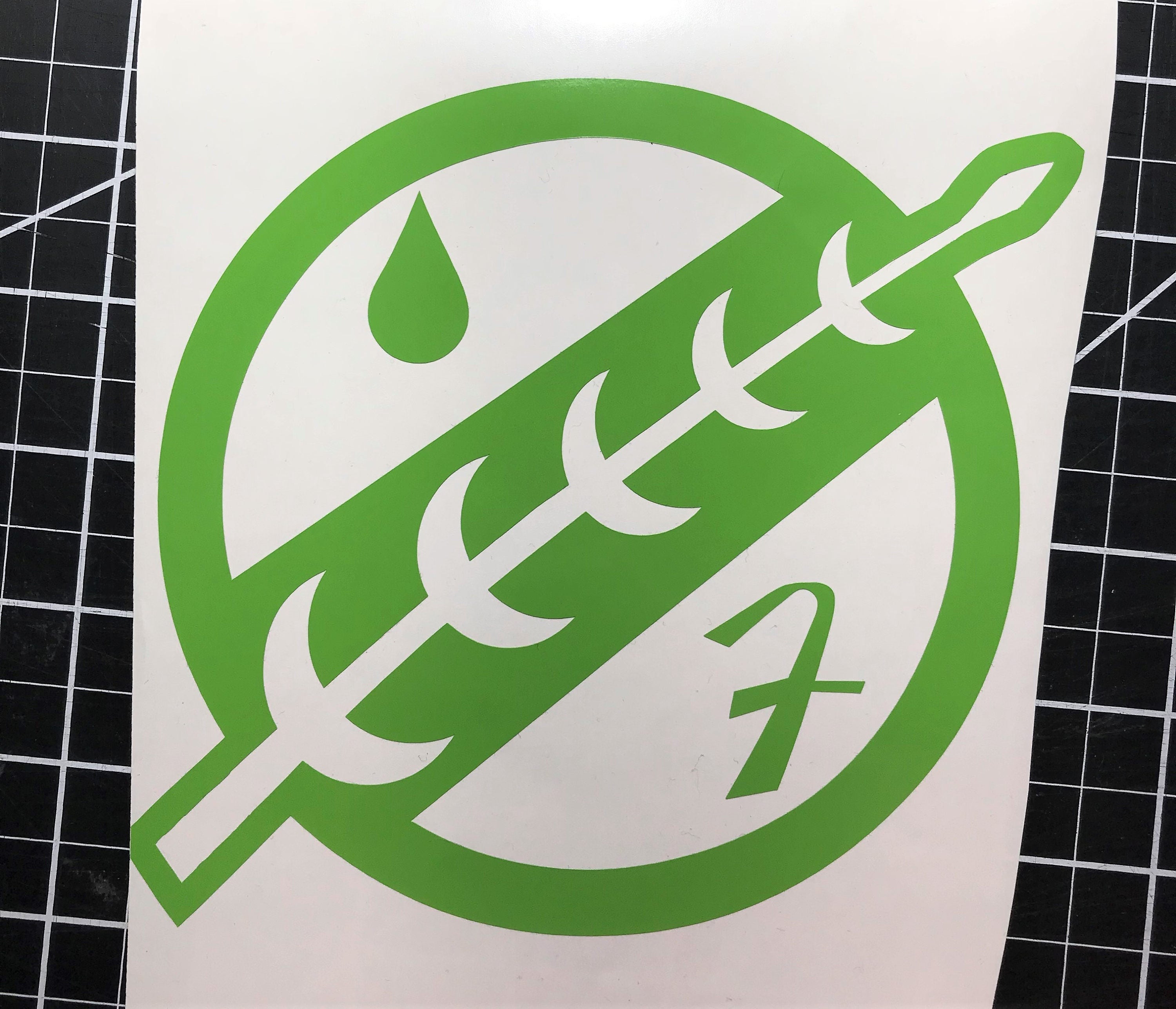 Mandalorian Boba Fett Mythosaur Jaster's Crest Decal - Etsy