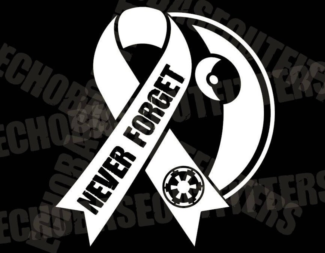 Death Star Never Forget 501st Star Wars Decal Sticker - Etsy