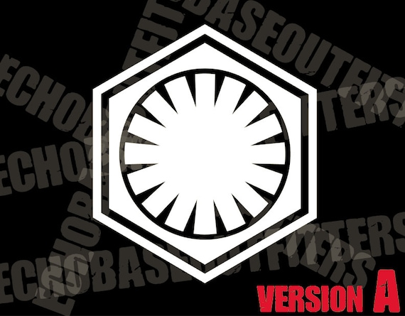 First Order Vinyl Cut Decal Star Wars Force Awakens Sticker | Etsy