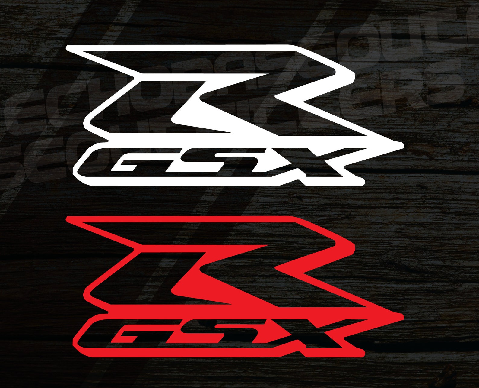 Suzuki GSXR Window Vinyl Decal Sticker Motorcycle | Etsy