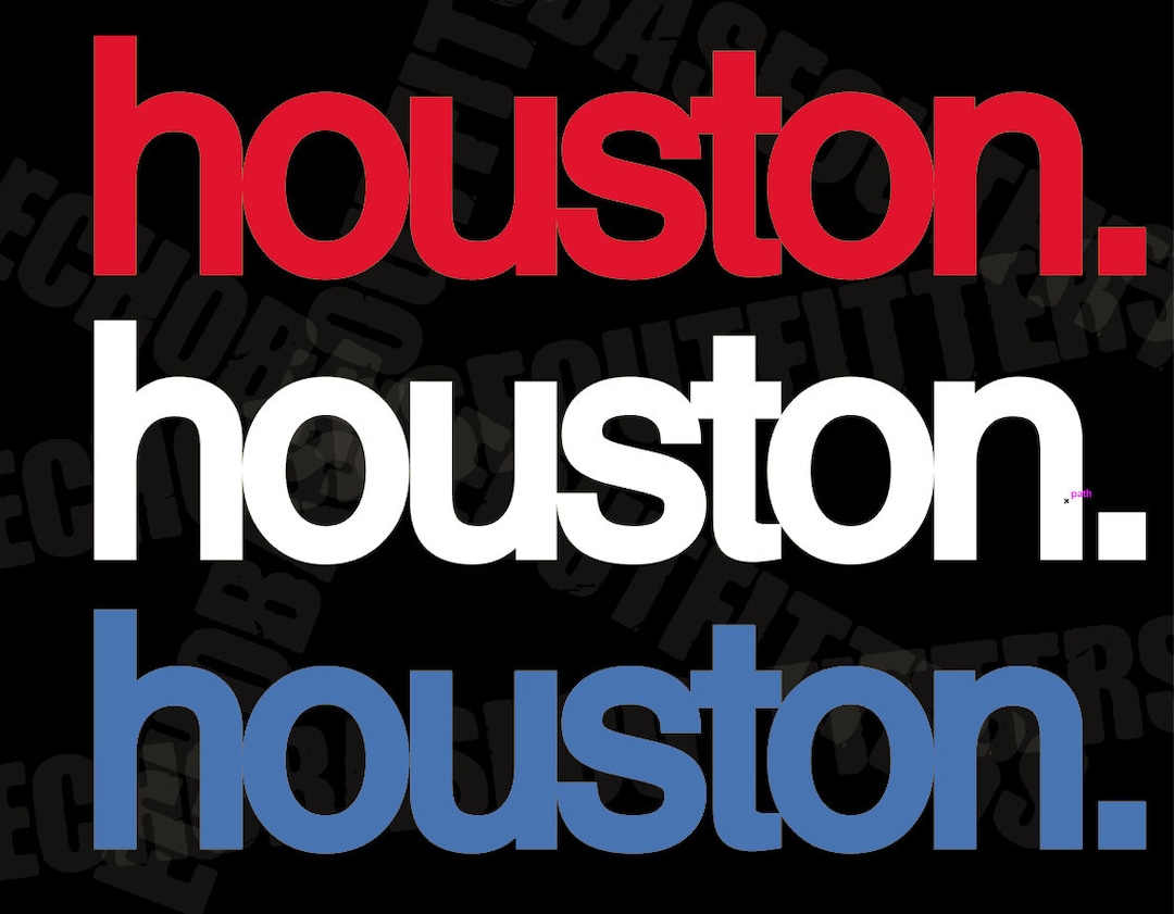 Houston Texas Window Vinyl Decal Sticker - Etsy