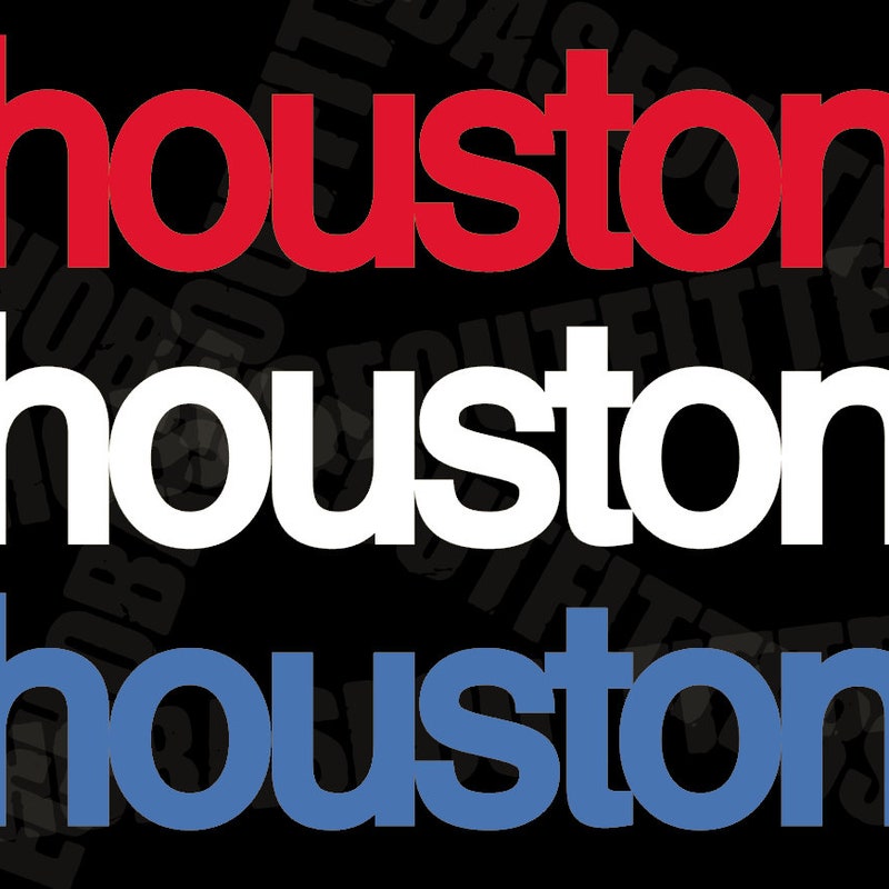 Houston Stickers Decal - Etsy