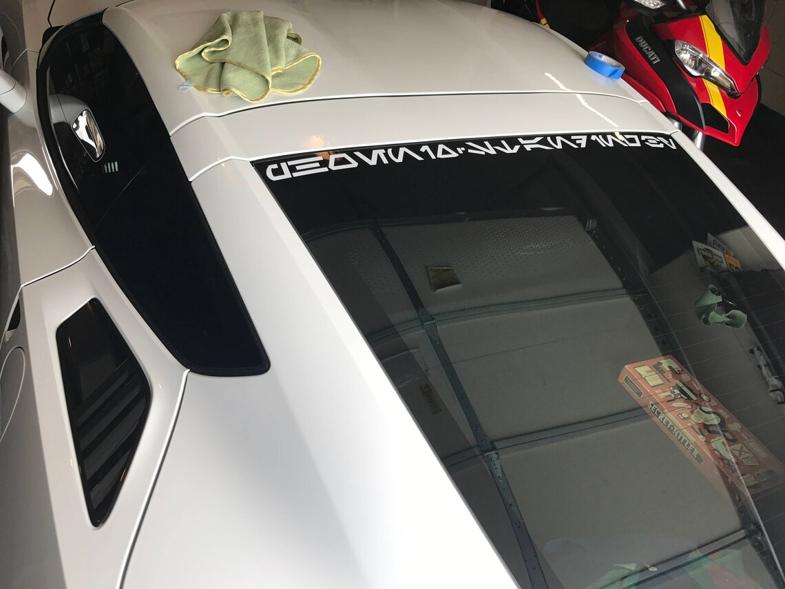 Star Wars Aurebesh Custom Text Windshield Banner Decal 501st - Etsy