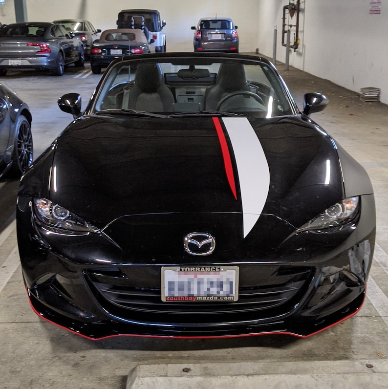 Mazda MX-5 Miata Hood Racing Stripes for 4th Gen ND 2016 - Etsy Singapore