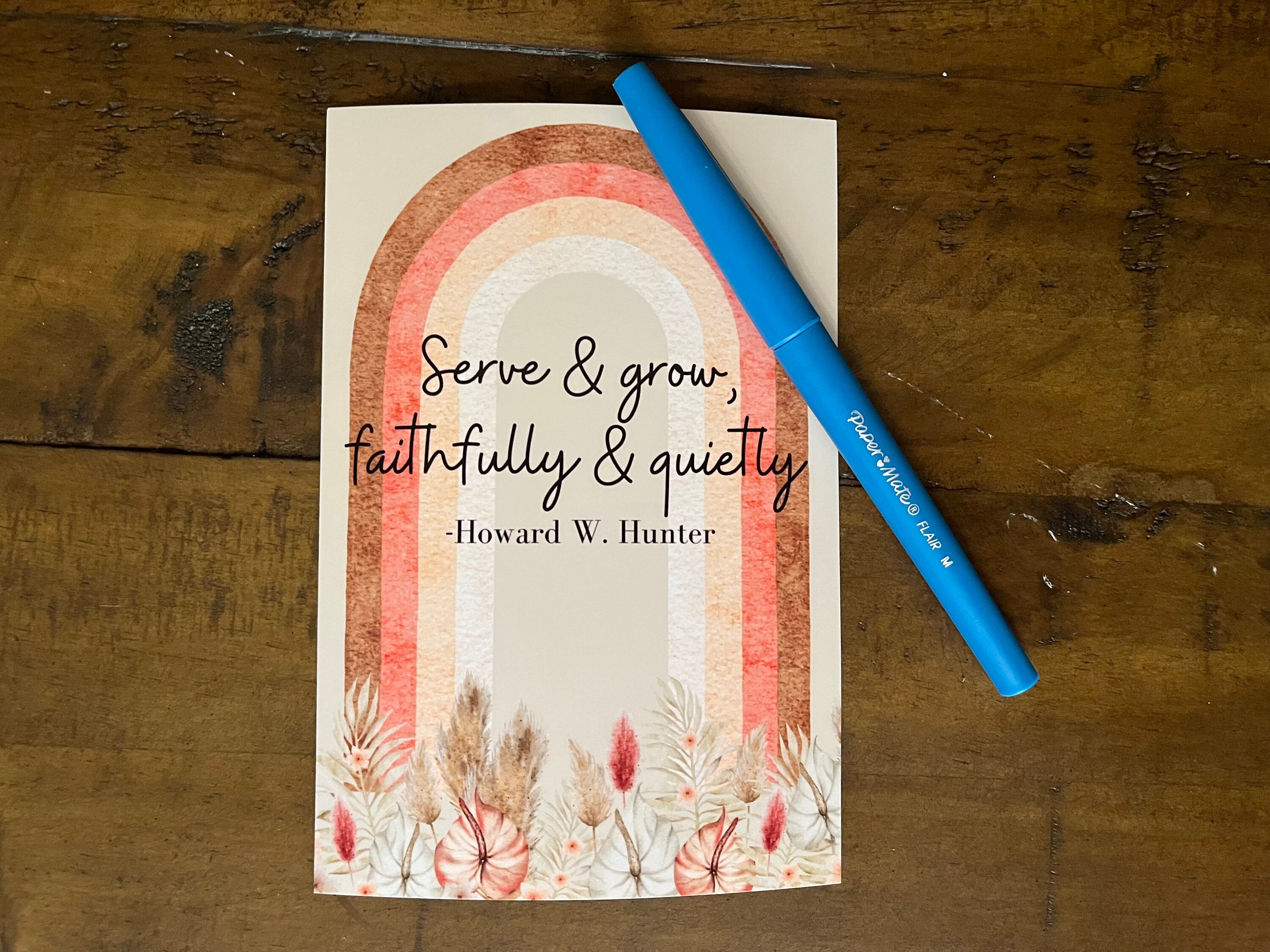 LDS Handout Picture Path of Their Duty Bednar Quote - Etsy