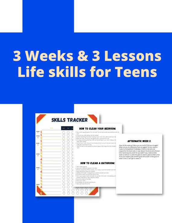 Life Skills Lessons for Teens - Etsy
