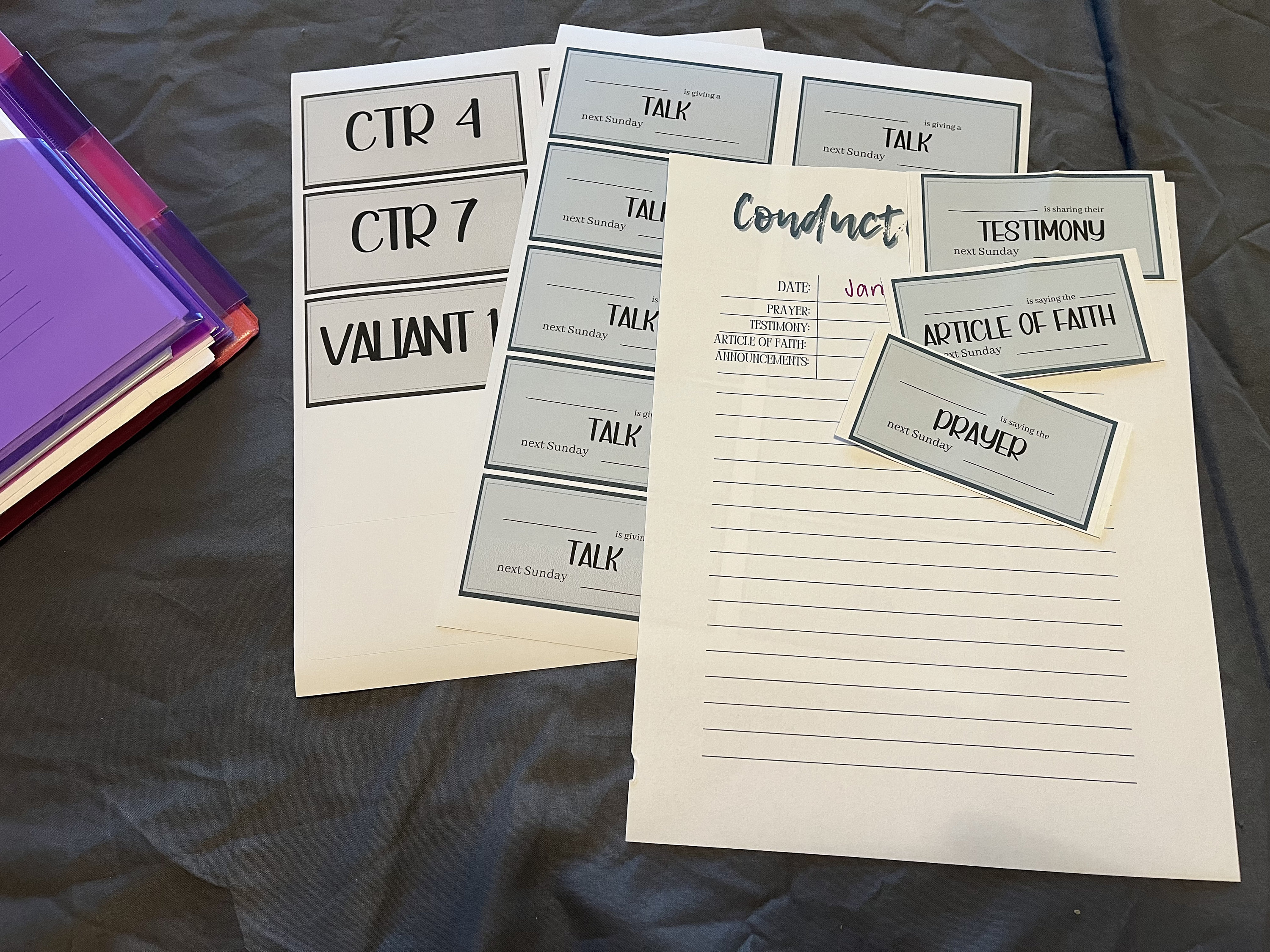 Primary Class Sticker Labels for Folders, Notes, Lists and Shirts for ...