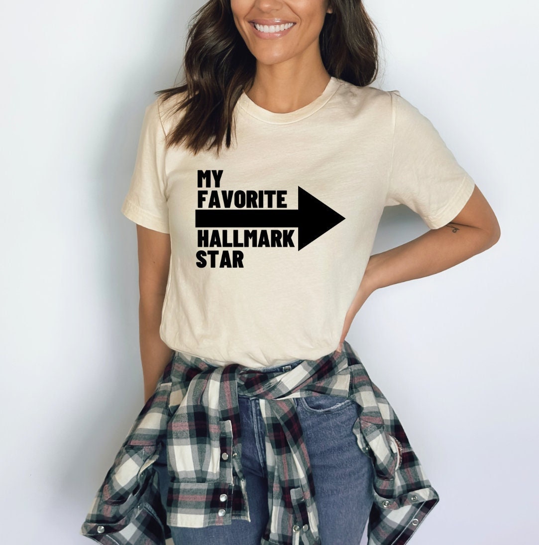 My Favorite Hallmark Star Arrow T-shirt Hallmark Hunk Christmas Con ...