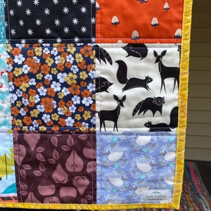 Modern I Spy Baby Quilt, Custom Color Palette, Made to Order - Etsy