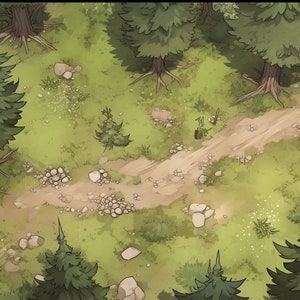 DND Battle Maps | Forest Bundle | Game Master | TTRPG | Printable and ...