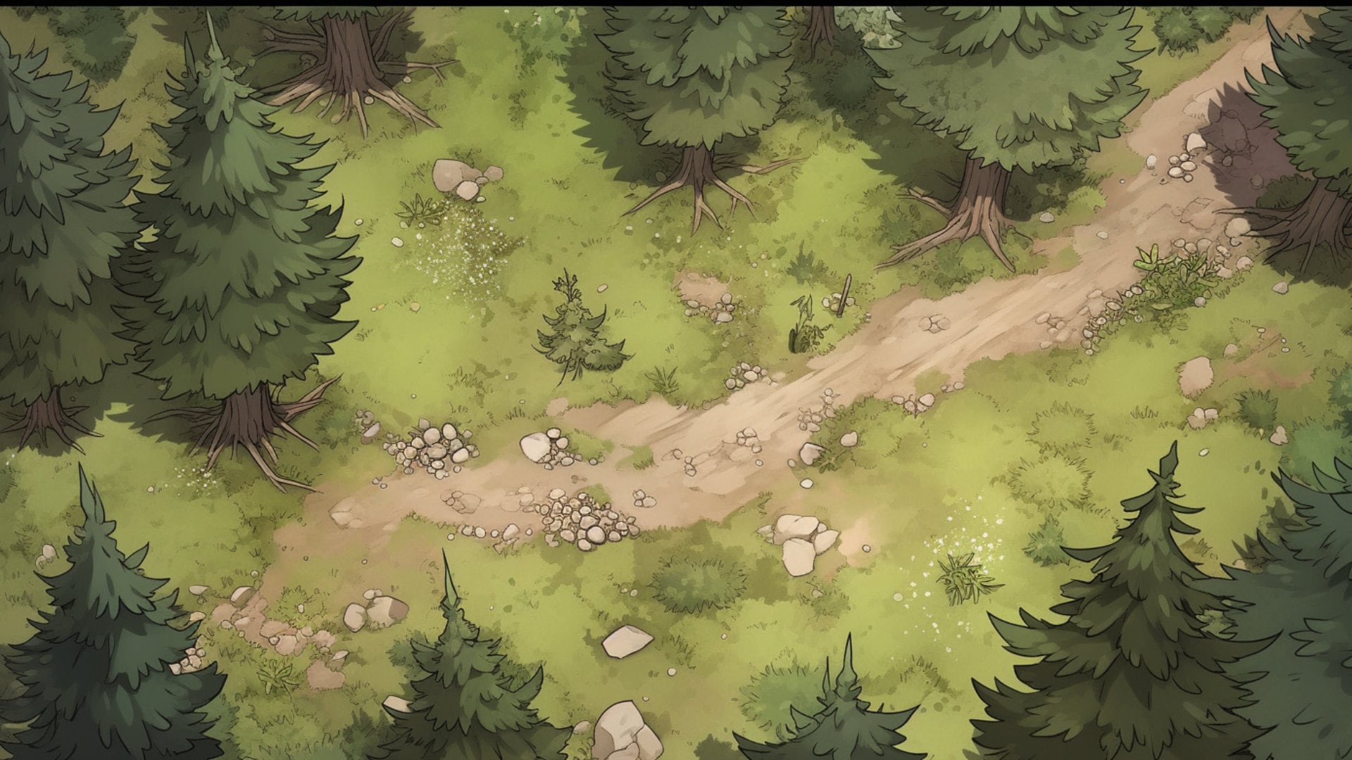 DND Battle Maps | Forest Bundle | Game Master | TTRPG | Printable and ...