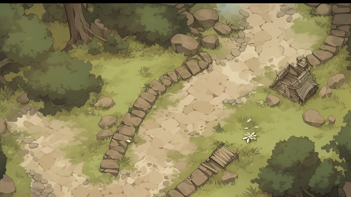 DND Battle Maps | Dirt Road Bundle | Game Master | TTRPG | Printable ...