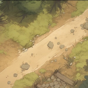 DND Battle Maps | Dirt Road Bundle | Game Master | TTRPG | Printable ...