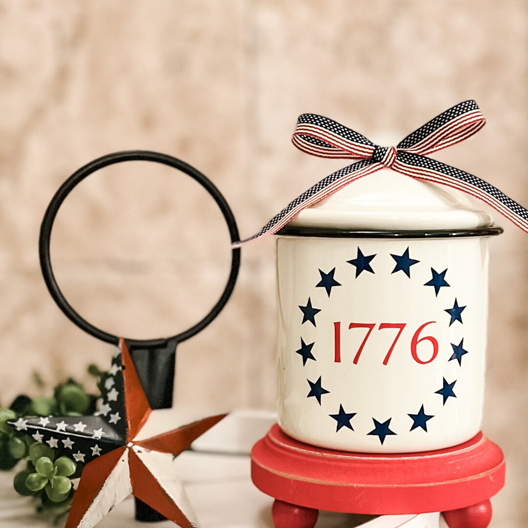 4th of July Decor, Americana Decor, 1776, Patriotic Decor, Tiered Tray ...