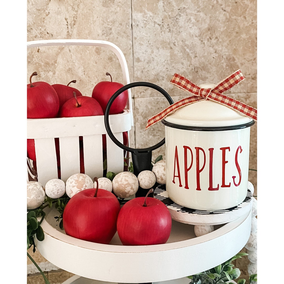 Fall Tiered Tray, Fall Decor, Tiered Tray Decor, Apples, Apple Farm ...