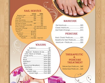 Nail price list | Etsy