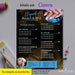 2-page Pedicure Menu Template Nail Salon Price List Template Pedicure ...