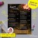 2-page Pedicure Menu Template Nail Salon Price List Template - Etsy