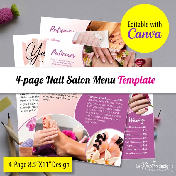 Salon Menu - Etsy