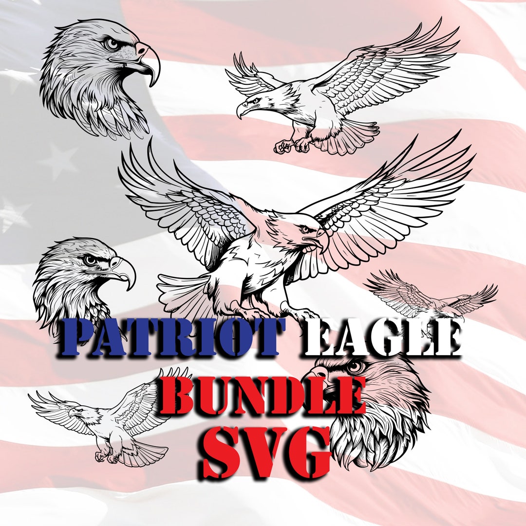American Eagle SVG, Eagle Silhouette Svg, Eagle Head Svg, Svg Files for ...