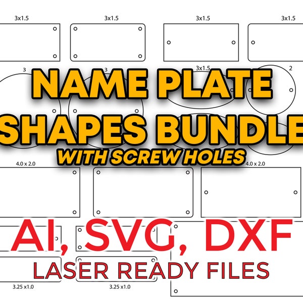 Desk Name Tags Laser Svg - Etsy