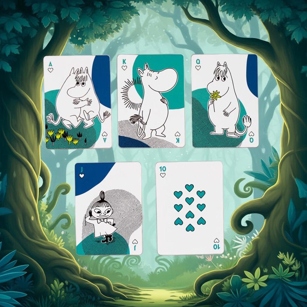 Moomin Playing Cards, Poker Cards, Game, Moomins, Tove Jansson ...