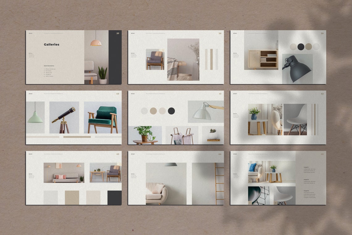 Modern and Minimalist Earthy Beige Home Decoration and Interior Design ...