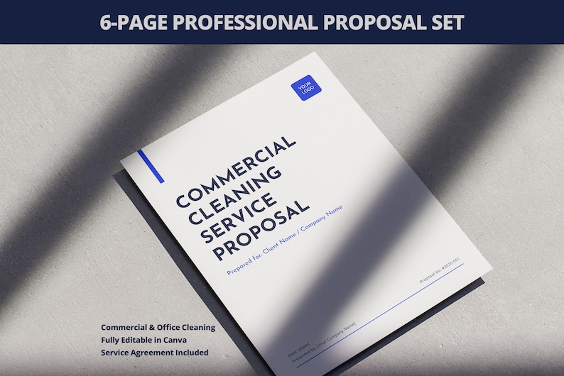 Commercial Cleaning Proposal Template, Office Cleaning Contract ...