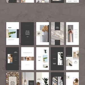 Noctua Instagram Post and Story Template for Canva Free Account Soft ...
