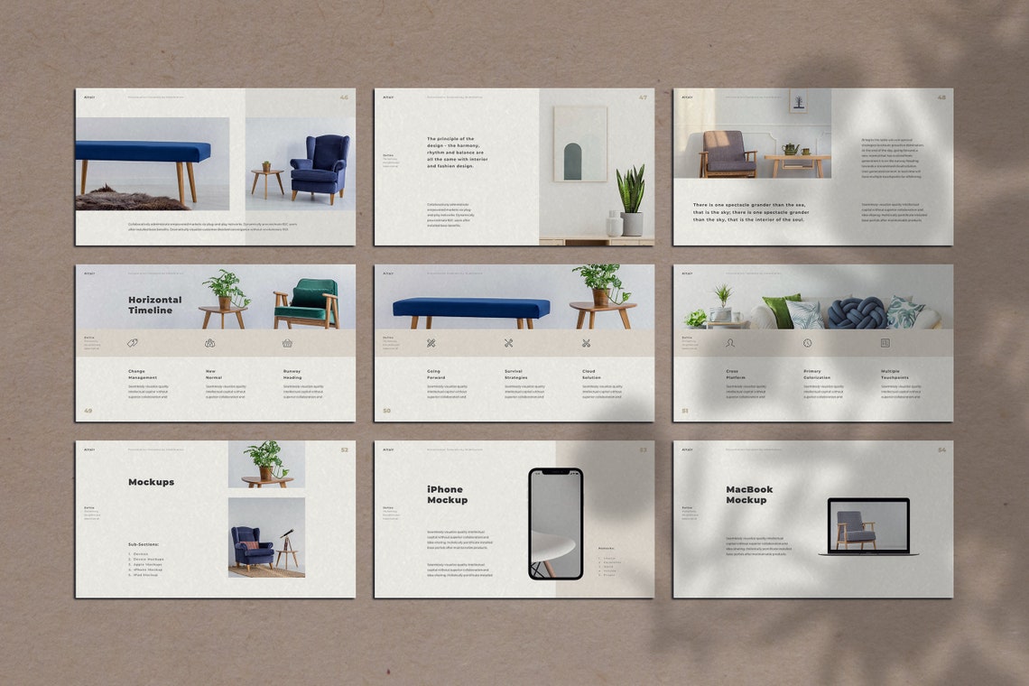 Modern and Minimalist Earthy Beige Home Decoration and Interior Design ...