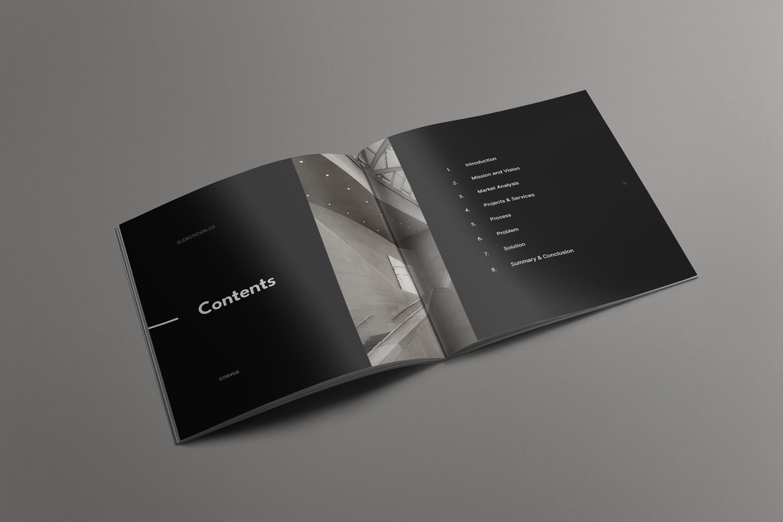 Corvus Architecture Lookbook Template - Indesign, Photography, Interior Design, Portfolio ...