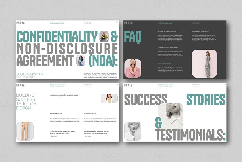 Petra Project Proposal, Canva, Indesign, Powerpoint, Publisher, Fashion ...