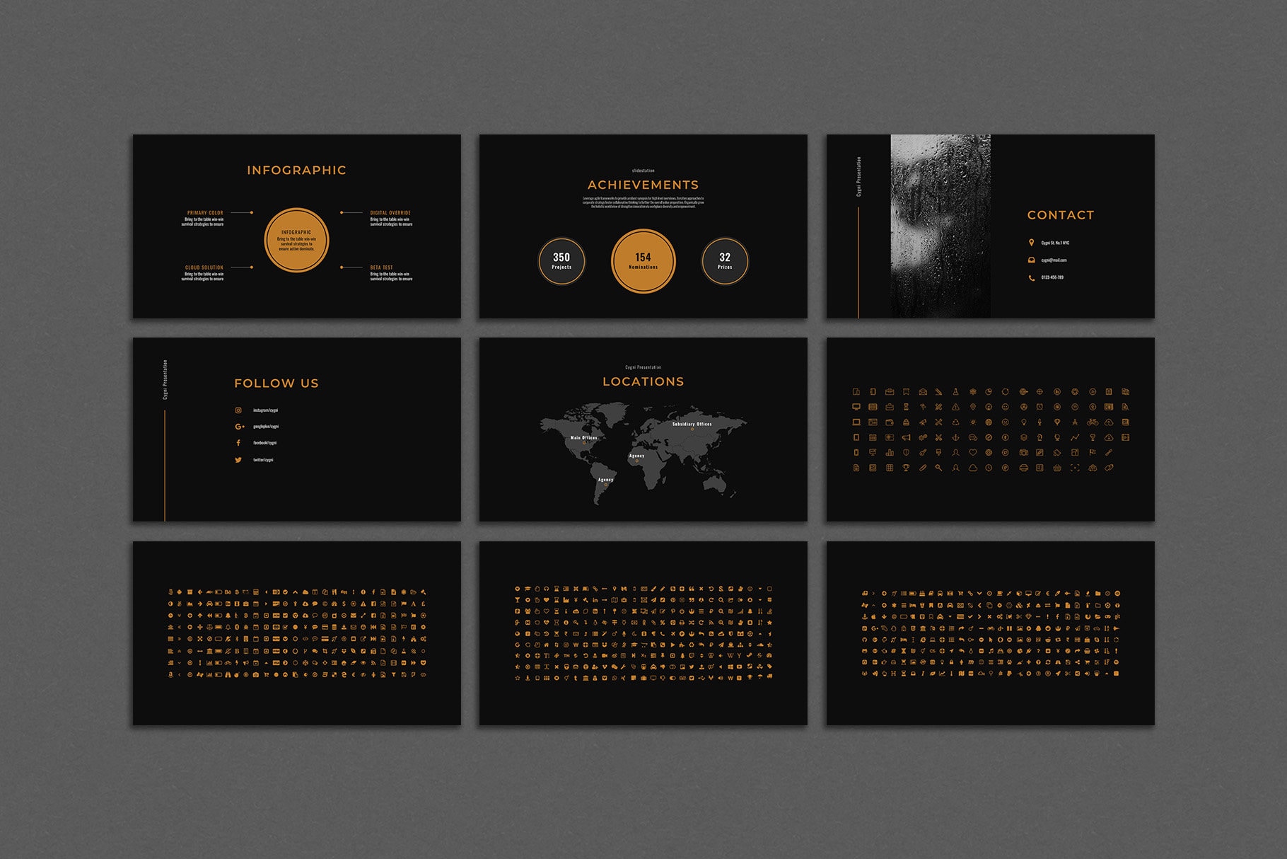 Modern and Professional Photography Portfolio Cygni Presentation ...