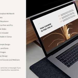 Beige, Brown and Black 16:9 Workbook Creator for Canva - Earth Tones ...