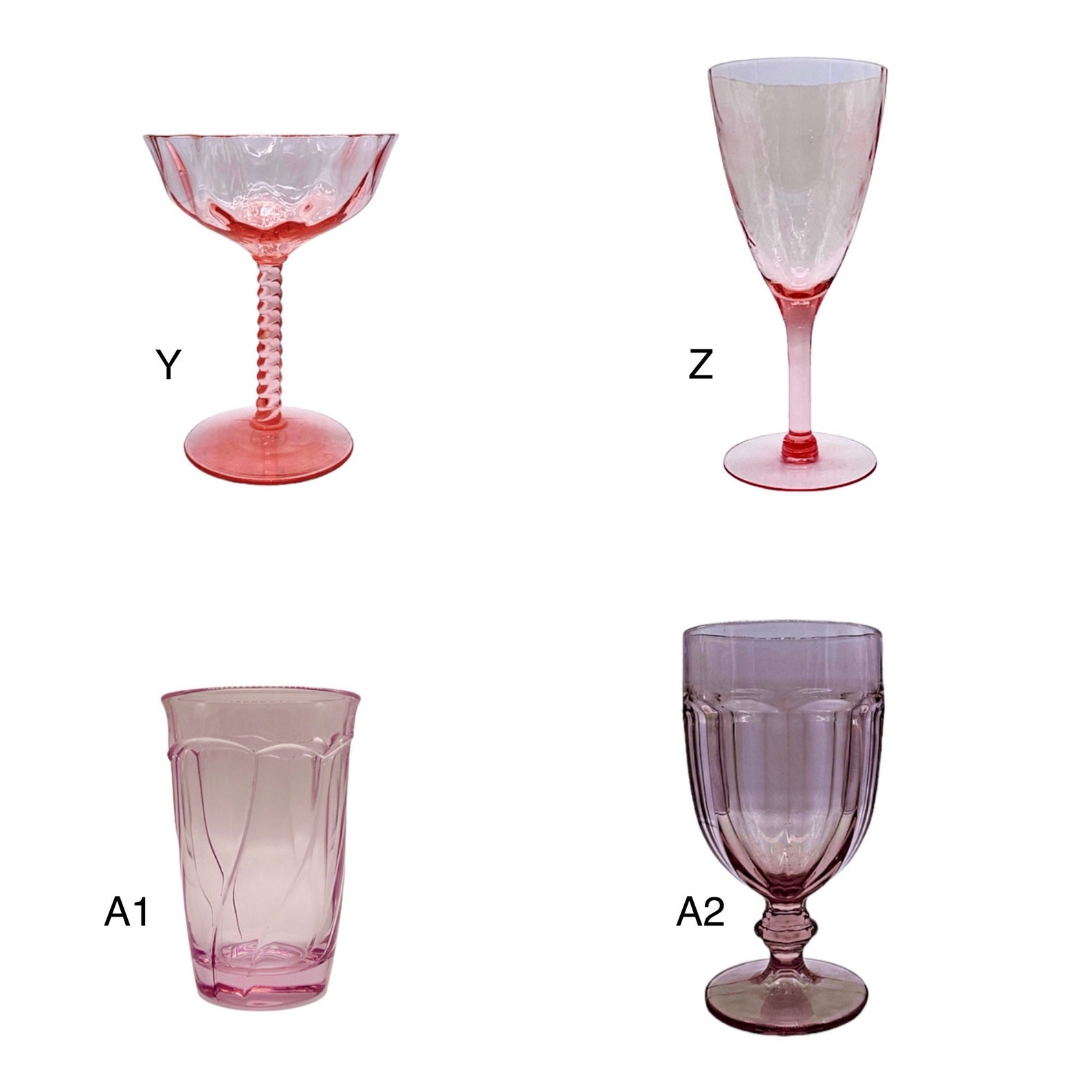 UPDATED 08/29 Vintage Wine Glass or Water Glass for Weddings, Bridal ...