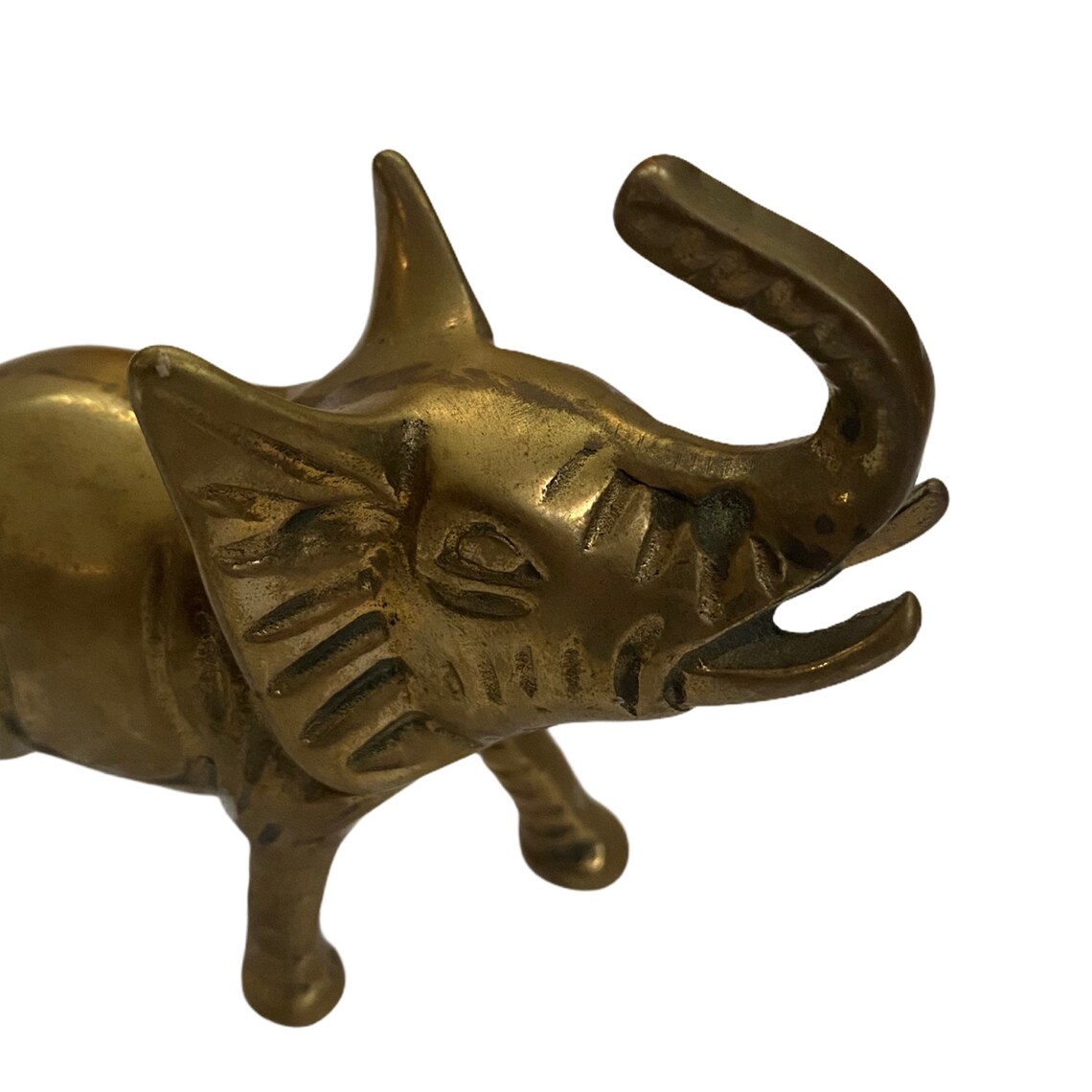 Vintage Brass Elephant Figurine Brass Animals Vintage Brass - Etsy