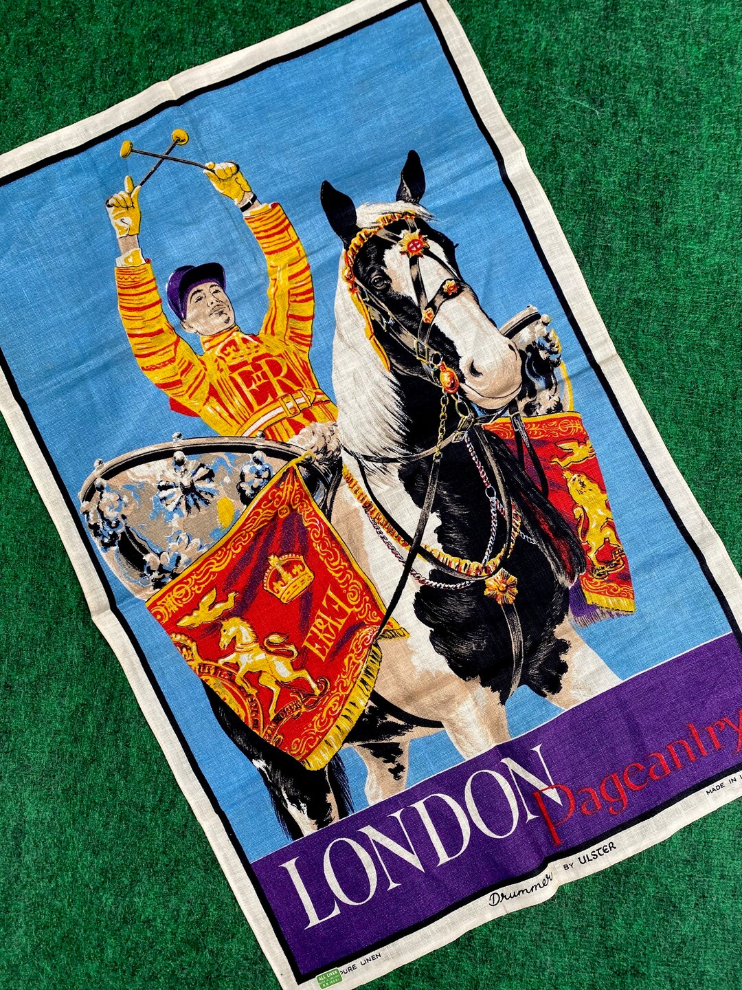 London Tea Towel London Pageantry London Drummer Tea Towel - Etsy