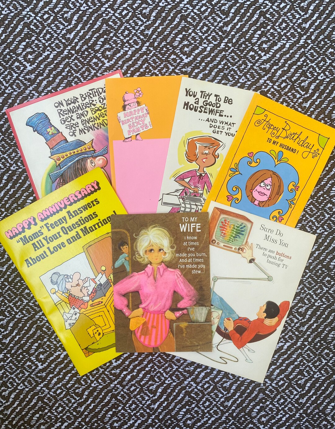 Vintage Mid-century Novelty Greeting Cards: 60s-70s Humor - Etsy