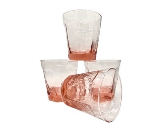 Pink Glass Cocktail Glasses - Etsy